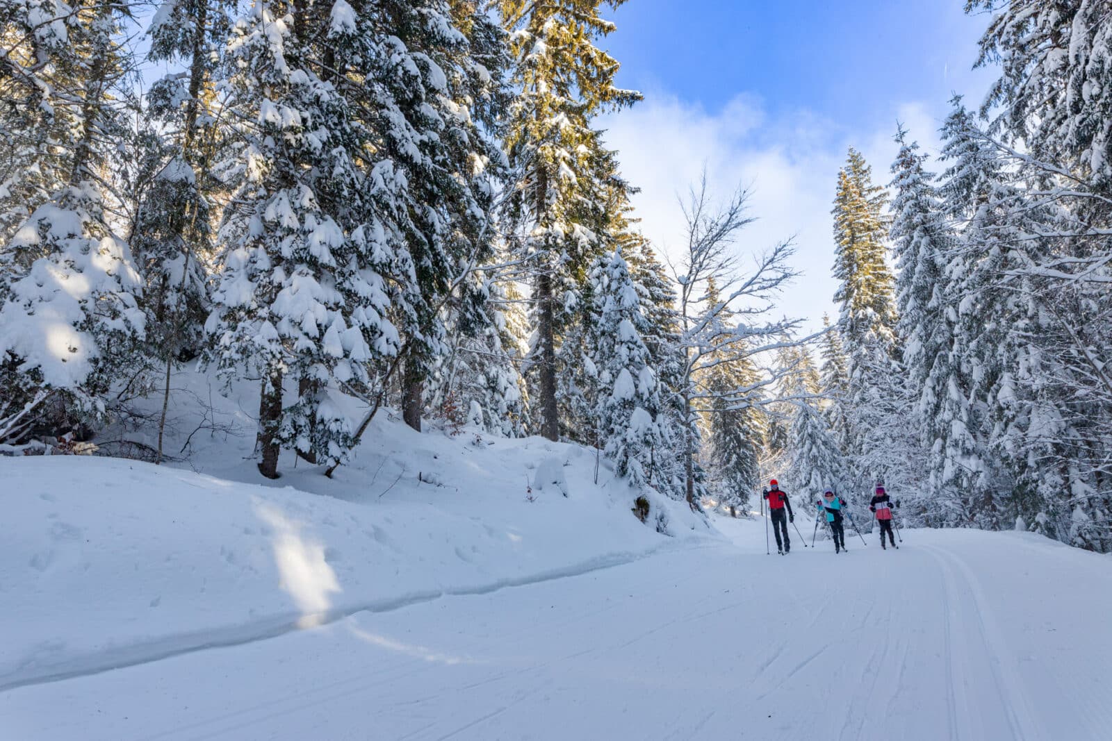 Ski de fond dans le Jura - Station des rousses